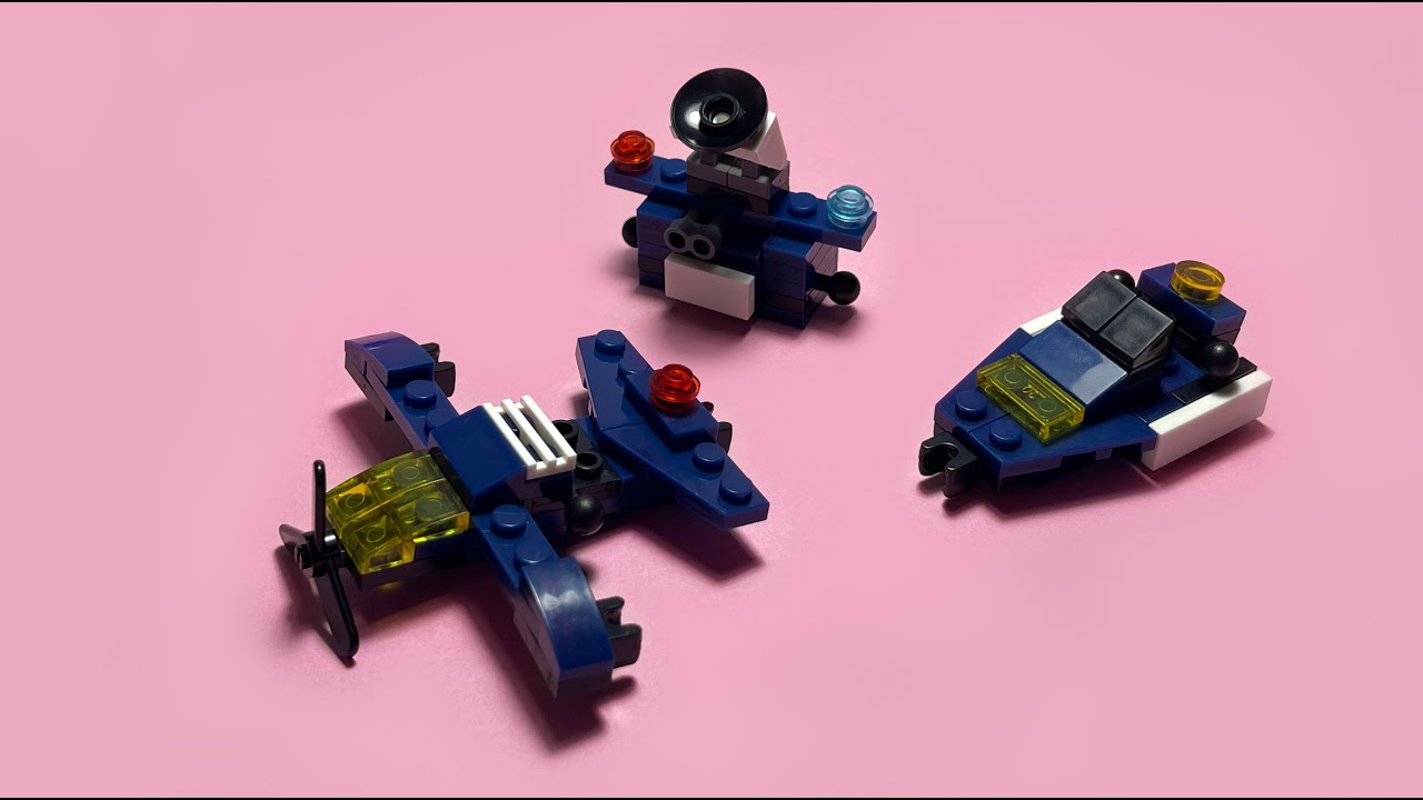 Lego City Mini Vehicles police - Part 3 (Tutorial) - YouTube