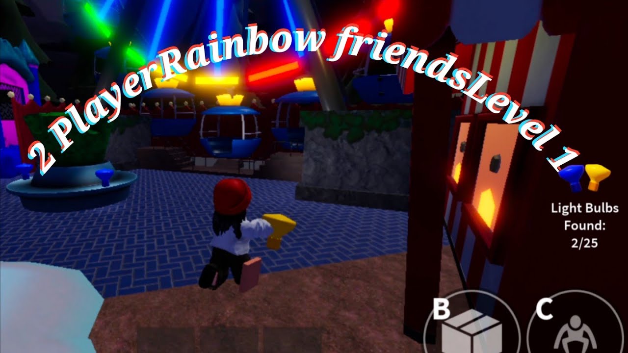Roblox | 2 Player Rainbow Friends Level 1 - YouTube