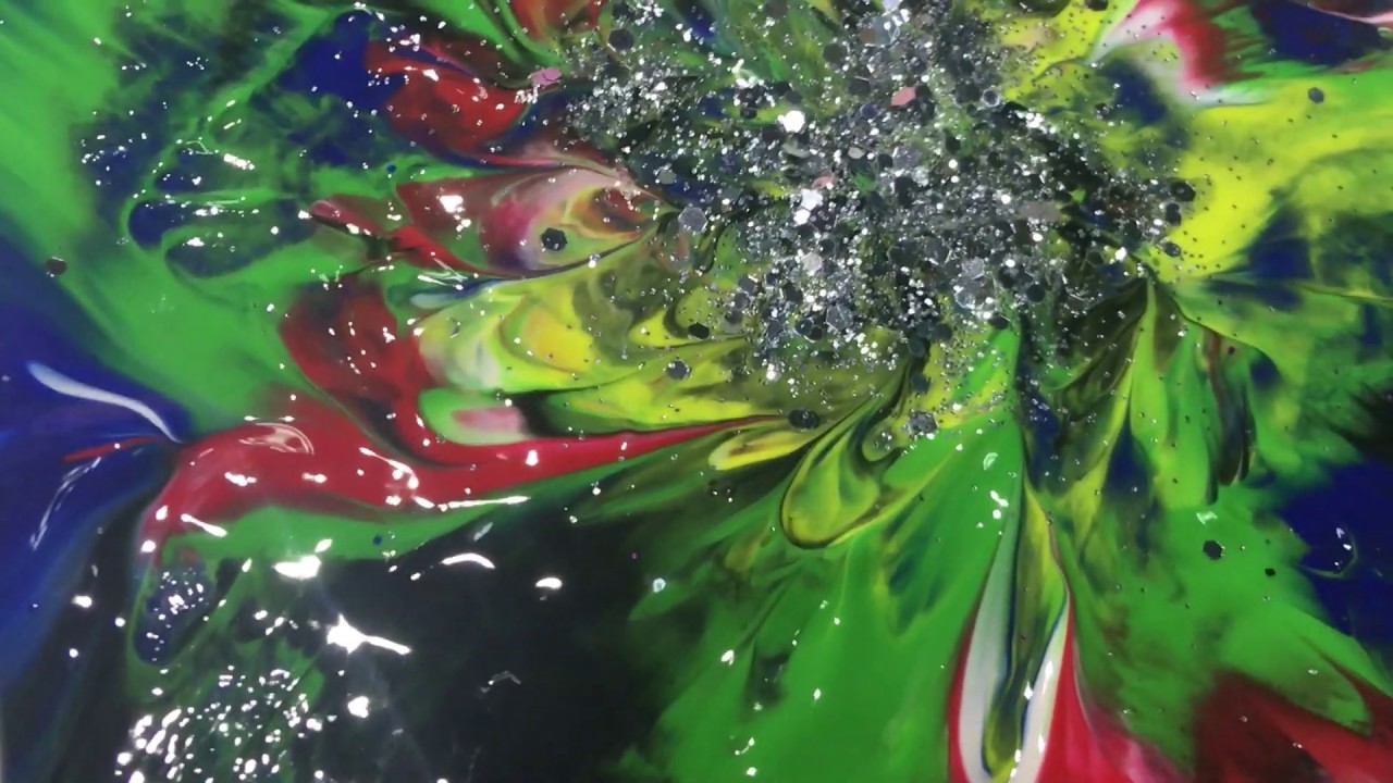 Try out new Acrylic Wipe... Flower Textures. - YouTube