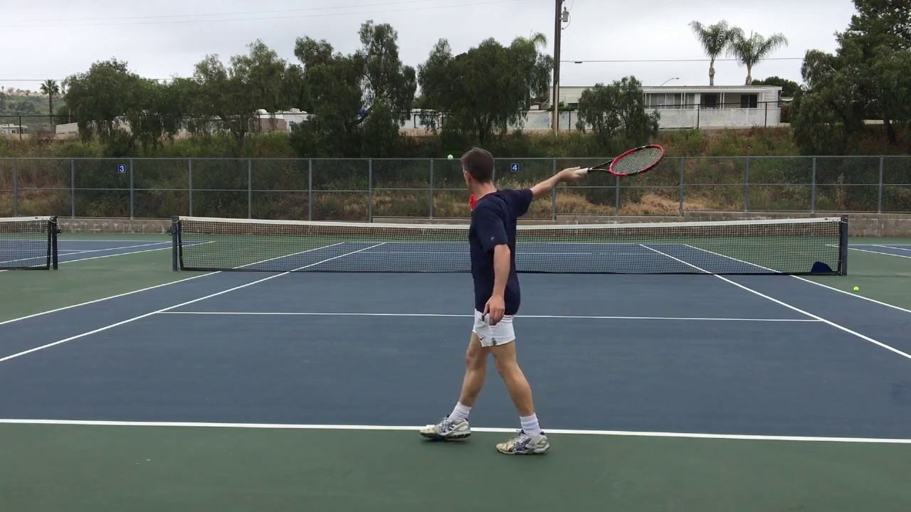 Tennis Baseline Practice Rally - YouTube