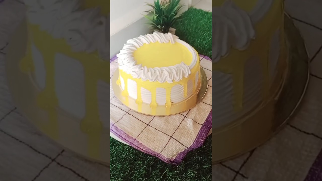 #pineapple cake design #cake #anar cake#pineapple #केक #shortvideo # ...