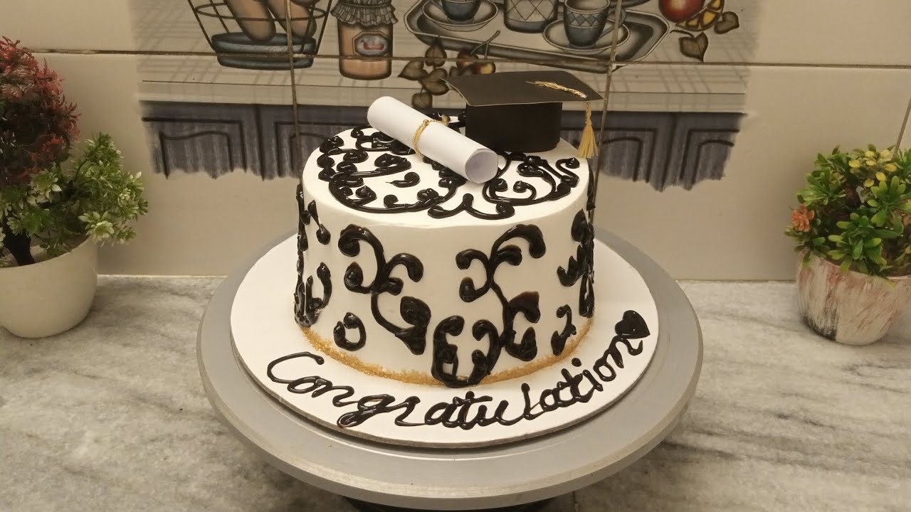 Degree Cake Decoration by Fancy Bakehouse - YouTube