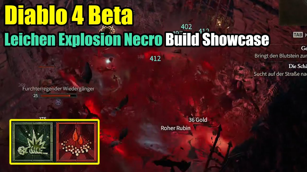 Diablo 4 Beta | Leichen Explosion Necro | Build Showcase - YouTube