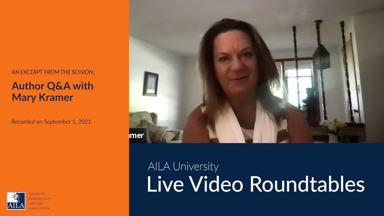 Mary Kramer Talks About the New Edition of Her Book "Immigration ...