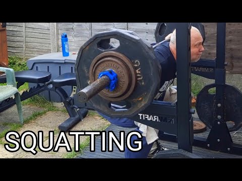 Old Geezer Squats / Full Session Garden Gym Workout - YouTube