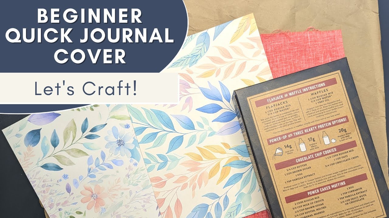 Easy Cover Junk Journal With Me | Beginner Ideas | GGG Junk Journal ...