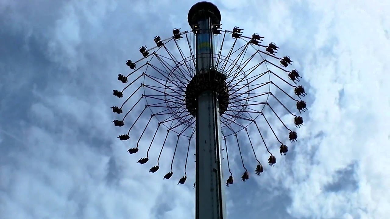 Cedar Point - Windseeker - Crazy High Ride - YouTube