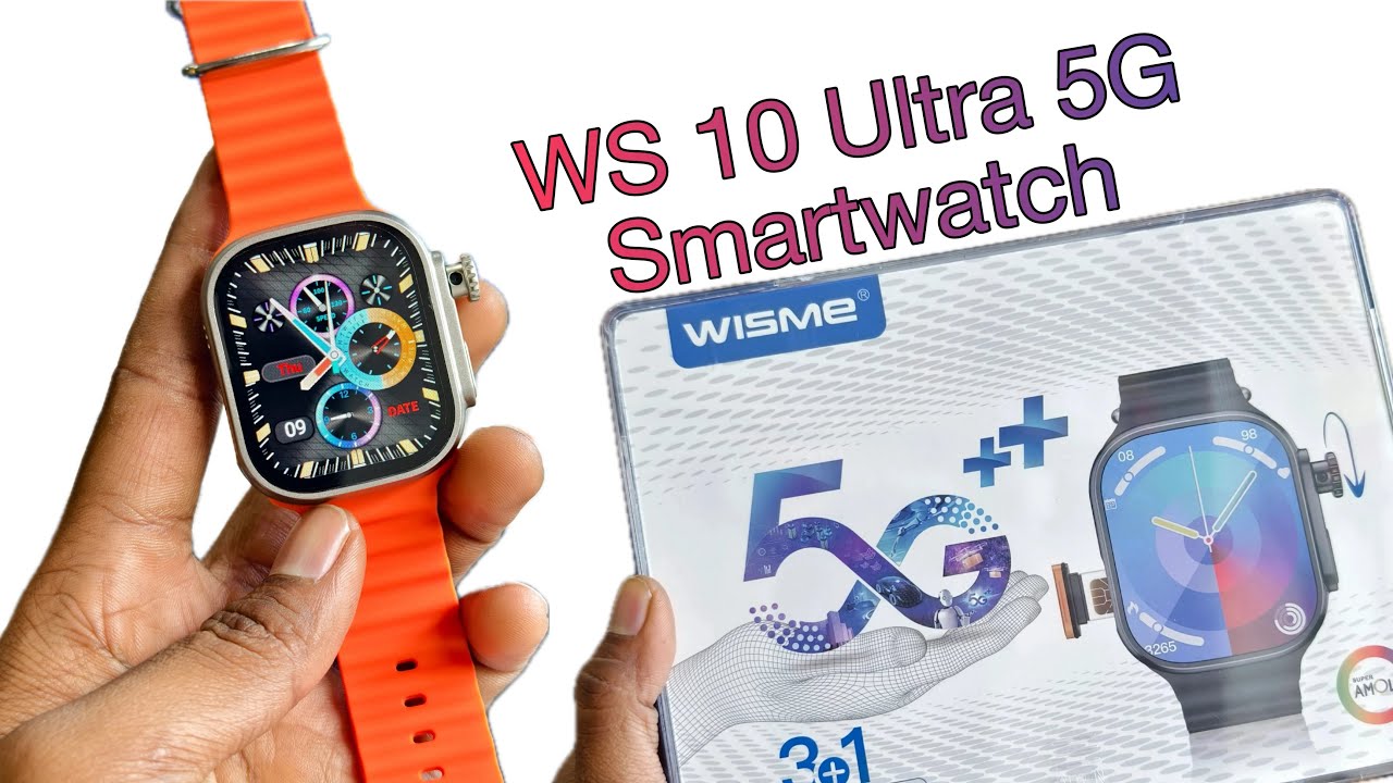 #WISME - WS10 Ultra 3+1 | 5G Smartwatch 8 GB RAM + 128 GB Storage with Ultrapods Max For Free ...