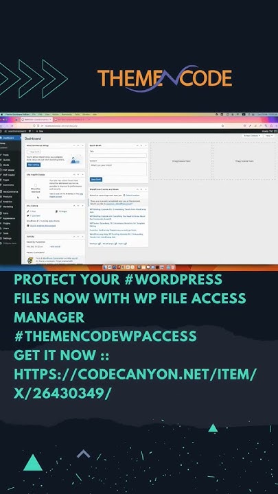 Protect your #WordPress files now with WP File Access Manager #ThemeNcodeWPaccess - YouTube