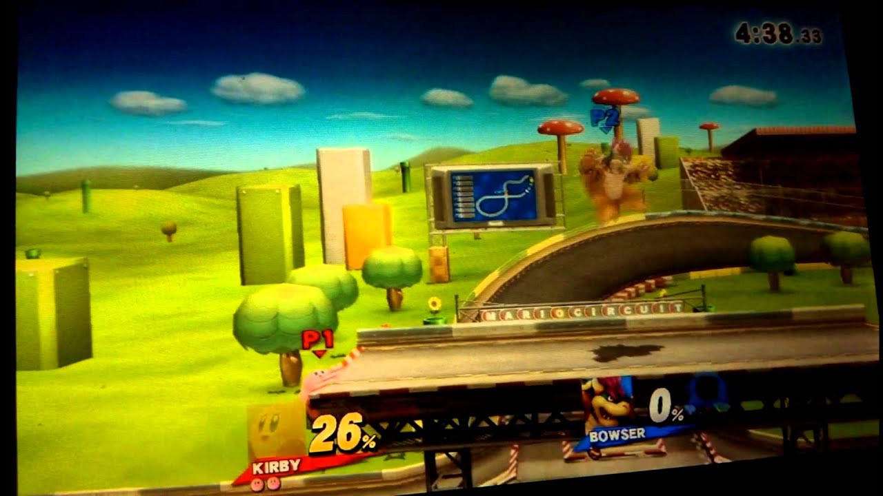 Smash 4 Wiiu Kirby vs Bowser for glory rules - YouTube