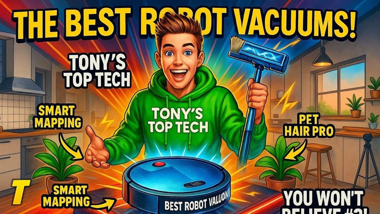 Best Robot Vacuums | Tony's TopTech - YouTube