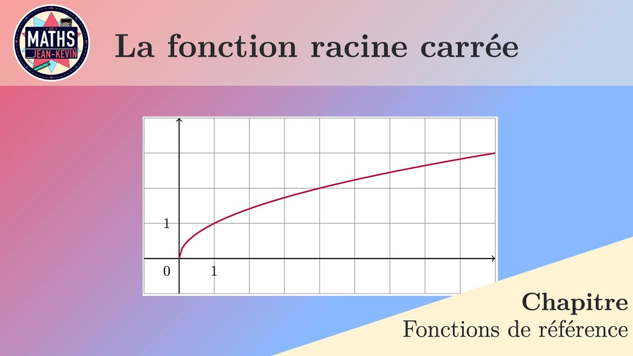 La fonction racine carrée - YouTube