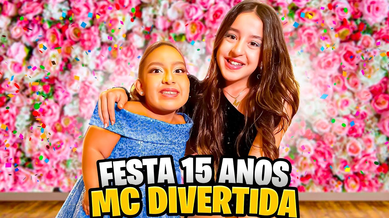 TUDO QUE ROLOU NA FESTA DE 15 ANOS DA MC DIVERTIDA - YouTube
