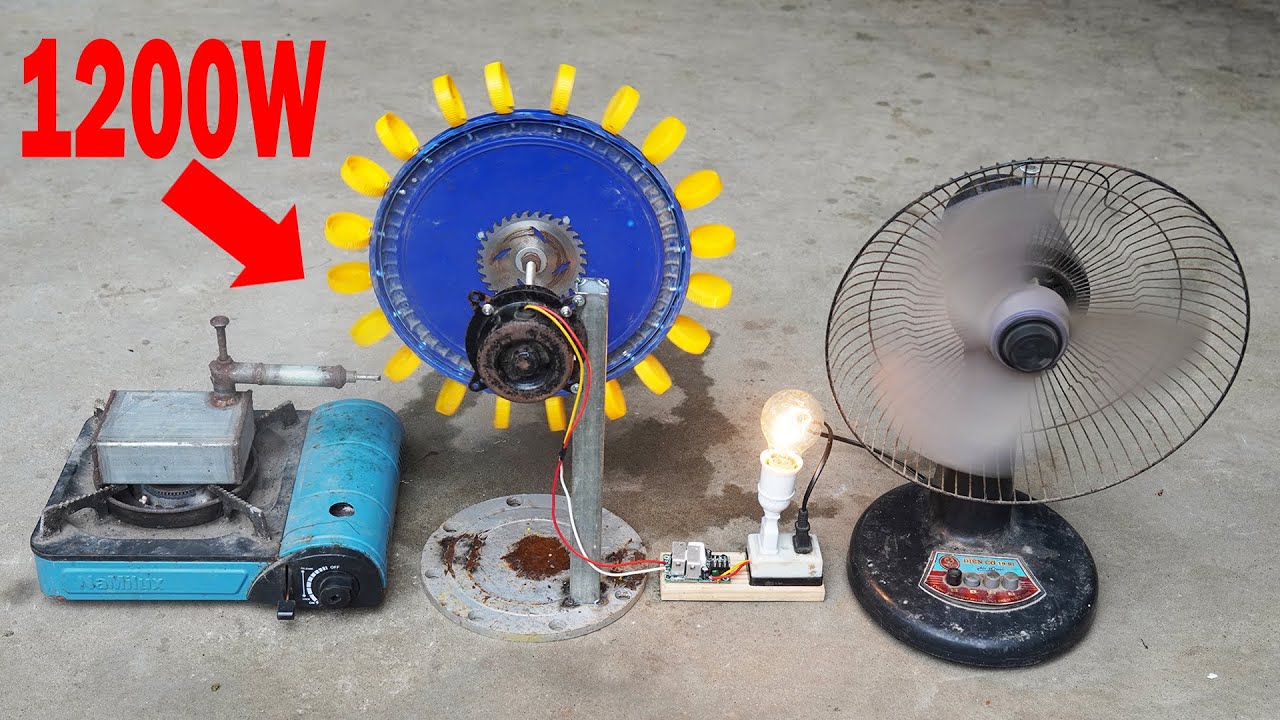 Turn Water Boiler Into Powerful Electricity Generation Energy - YouTube