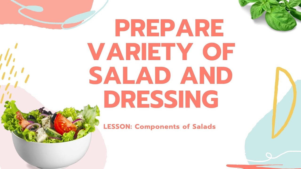 COMPONENTS OF SALAD - YouTube