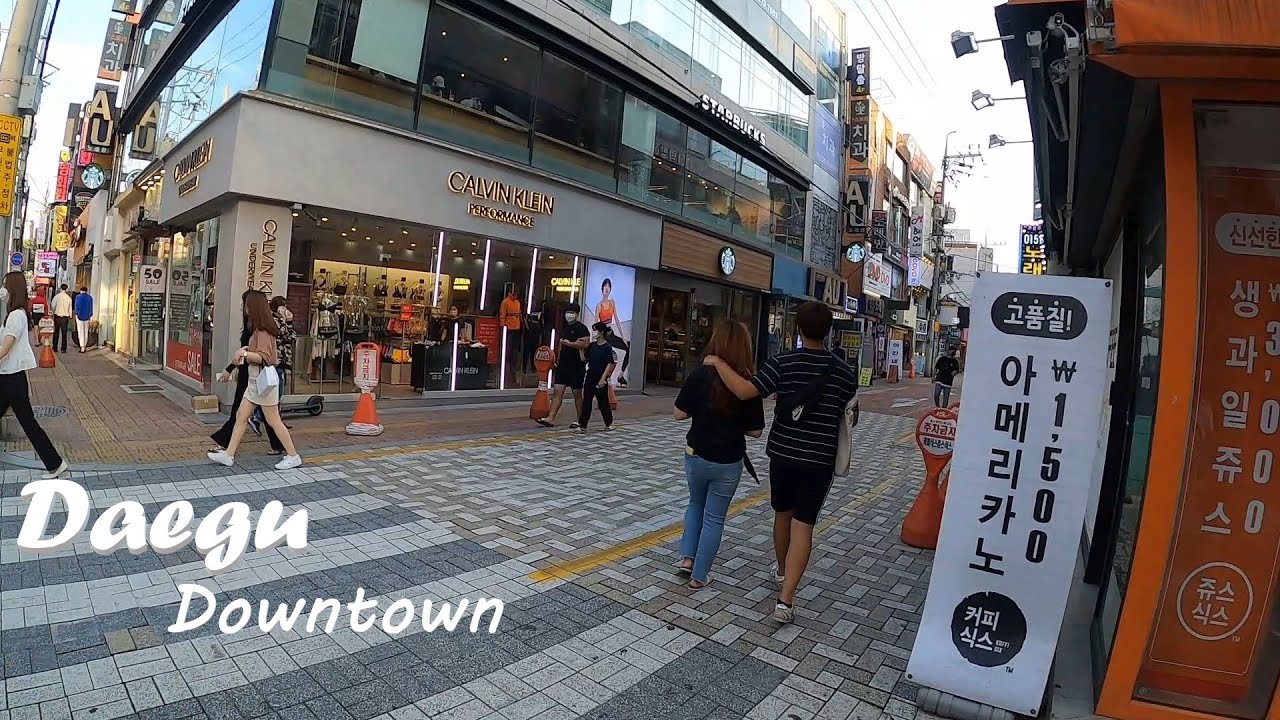 Let's Walk - Daegu (대구) 🇰🇷 | Downtown | Dongseongno (동성로) , Jung-gu ...