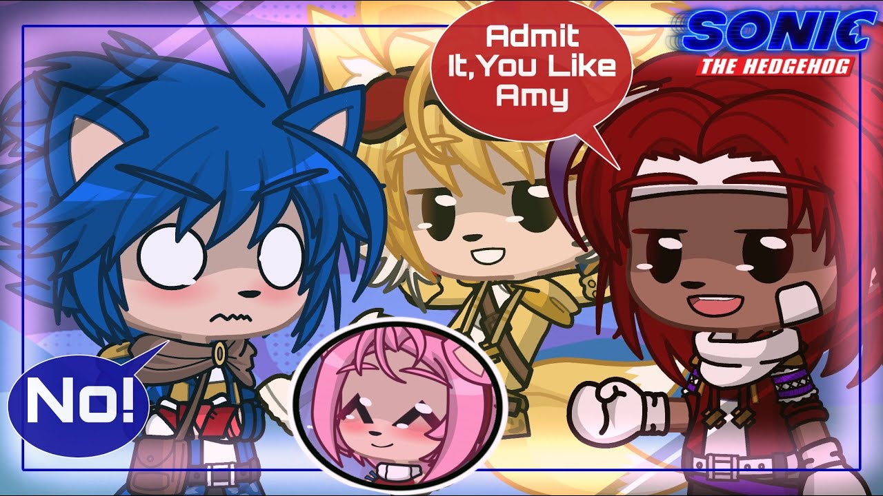 Admit It,You Like Amy Rose ~ Gacha + Sonic ~ (Sonic X Amy?) - YouTube