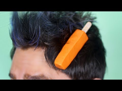 ICE CREAM STUCK IN HAIR!