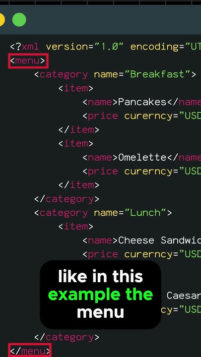 What Is XML 📄? #programming #data #developer #coding #computerscience #xml #sql #coder #fyp # ...