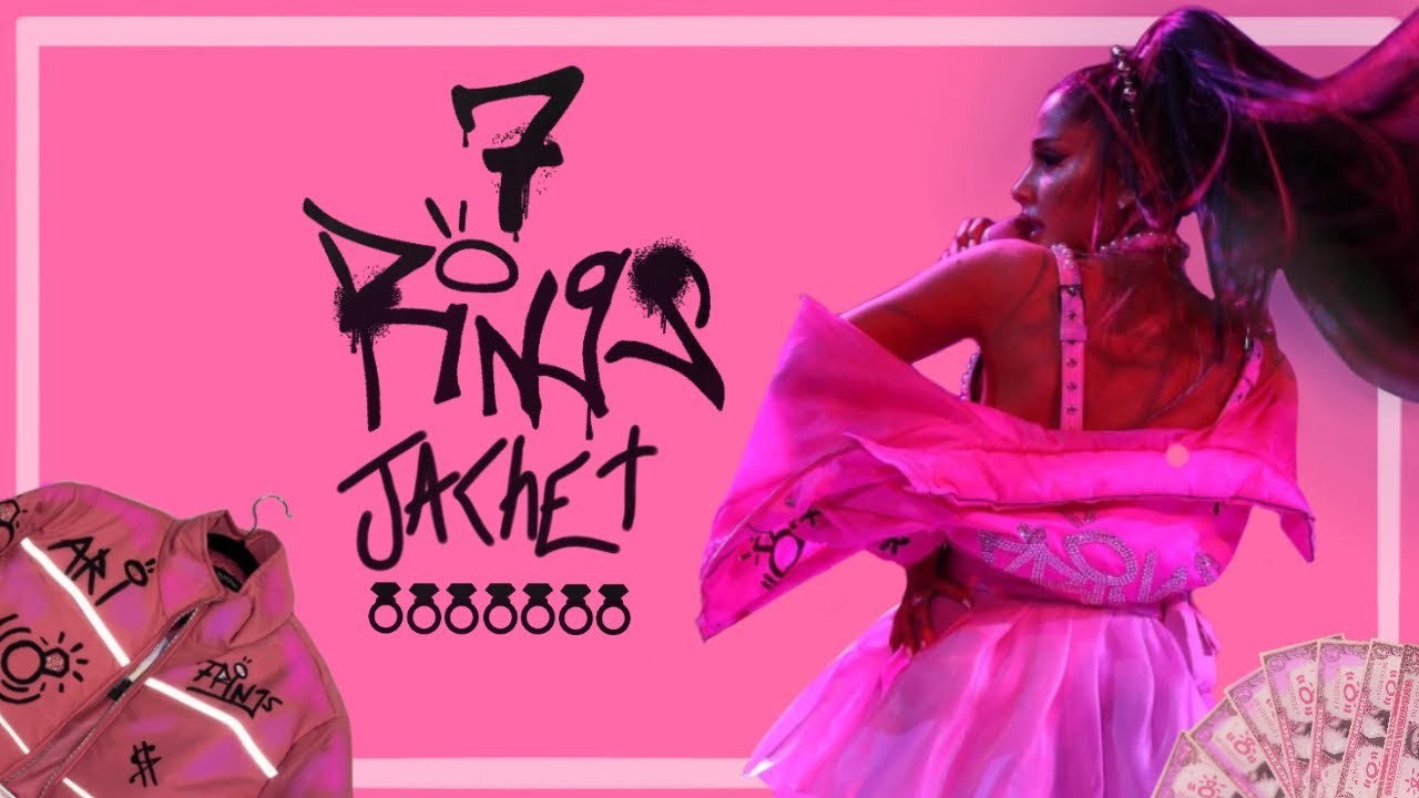 Making Ariana Grande’s 7 Rings Jacket🤍💍💵 - YouTube