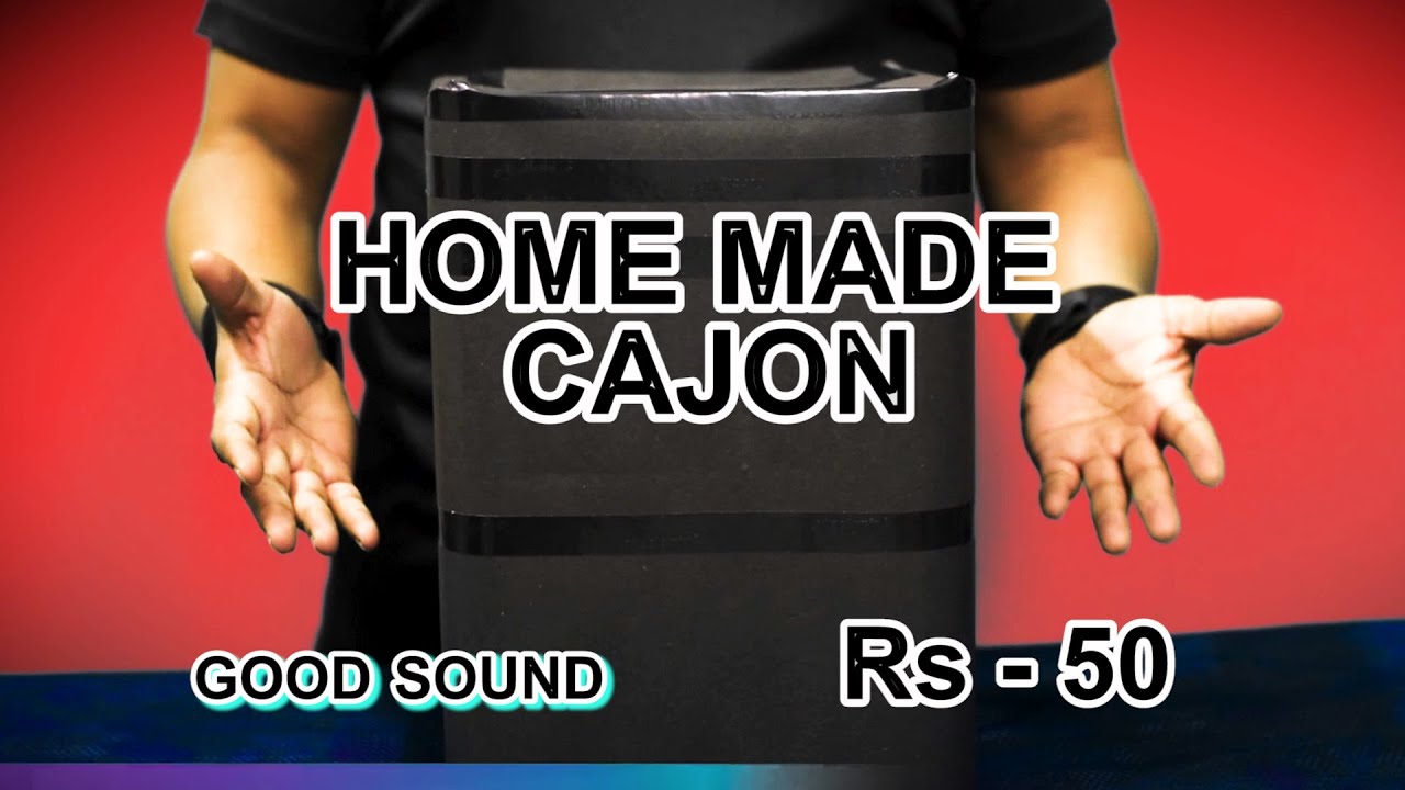 how to Make a Cajon at home | Home made Percussion | DIY Cajon - YouTube