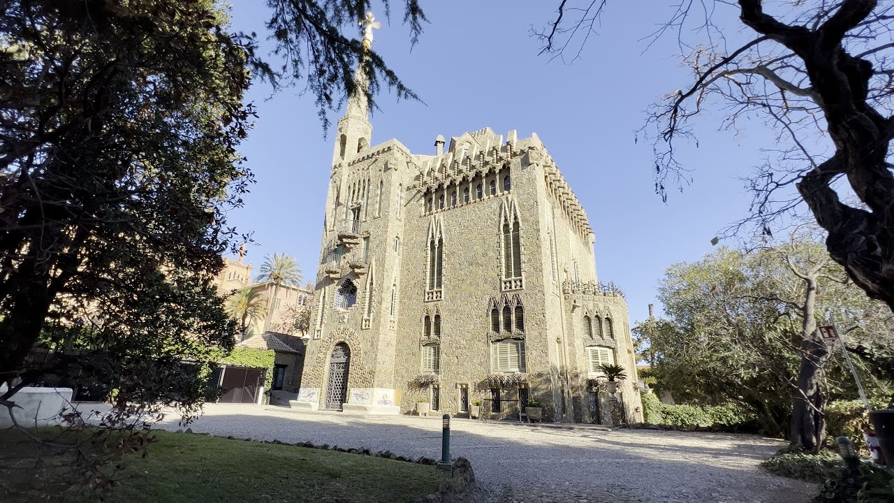 Bellesguard Tower Complete Walking Tour - Barcelona, Spain 🇪🇸 - 4K UHD ...