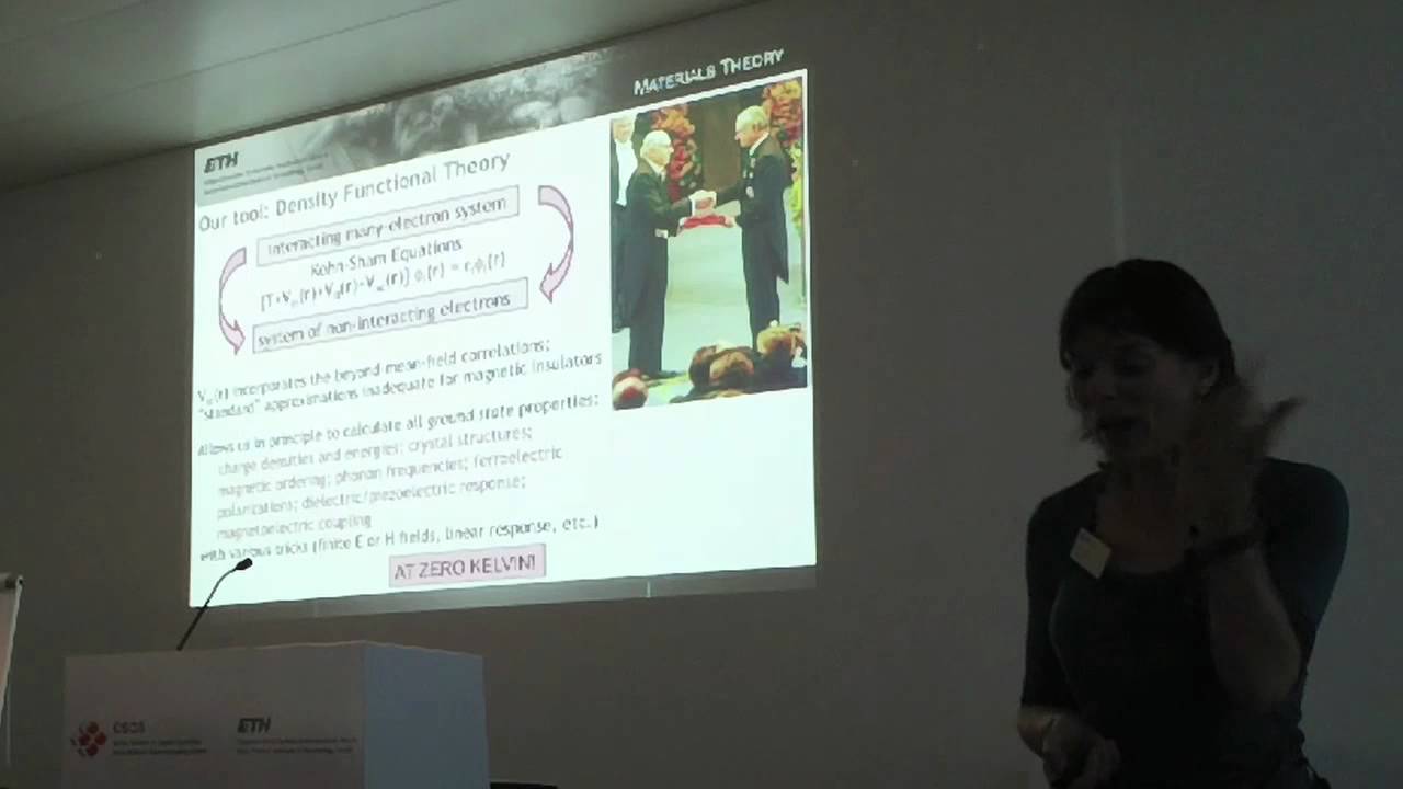 Nicola Spaldin (ETH Zurich): From transition metal oxides to cosmic ...