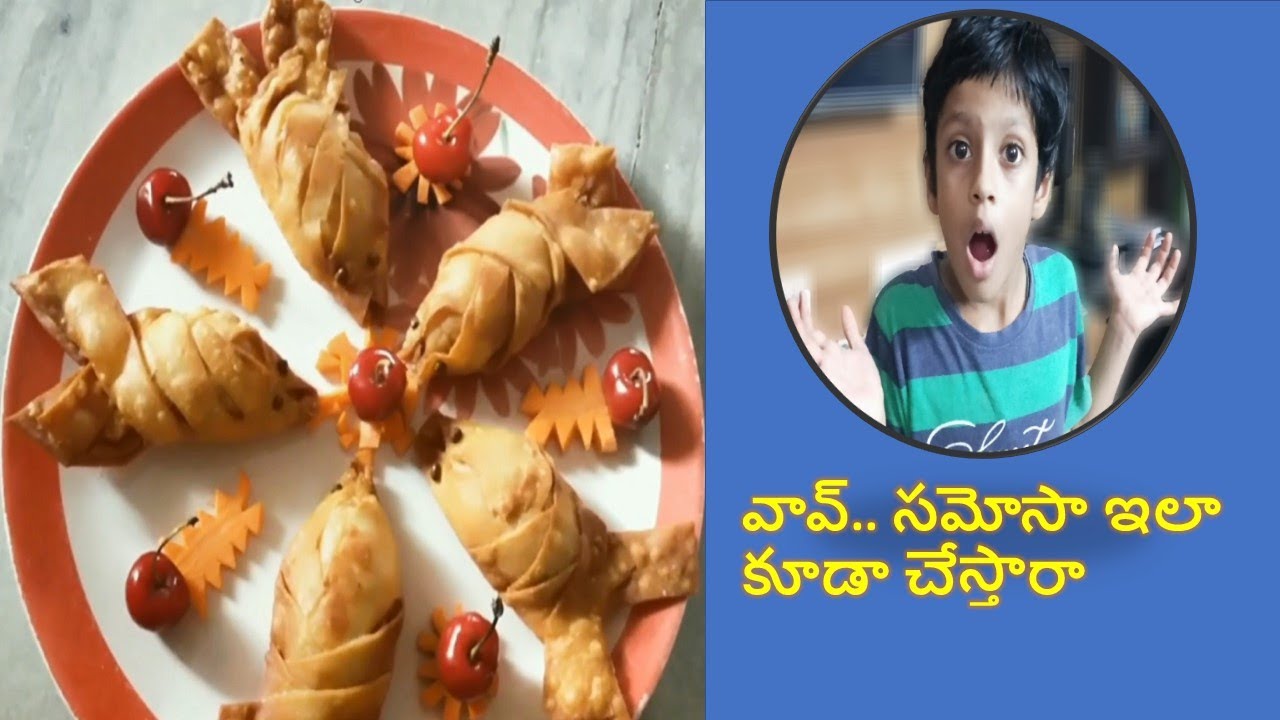 Samosa Recipe | Fish Shape Samosa / Puffs | Kids Special Recipe ...