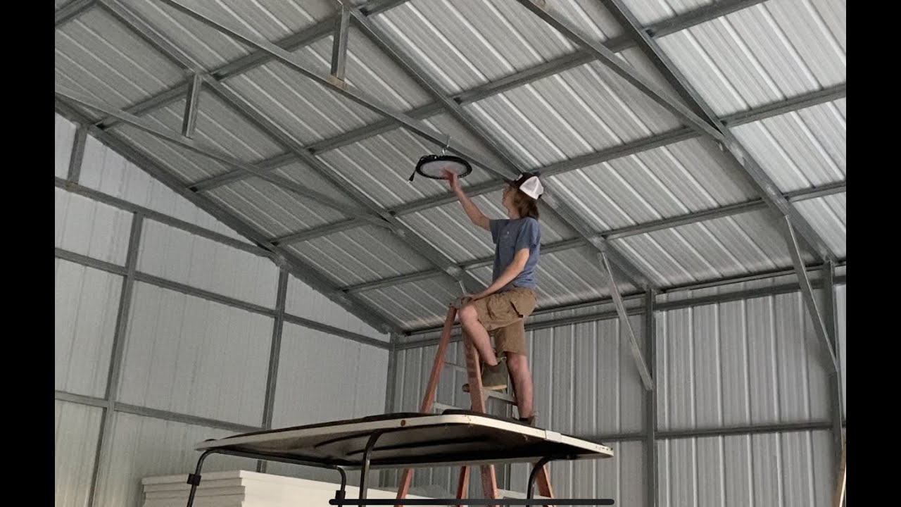 NEW 30x40 SHOP IS ALMOST FULLY FINISHED AND I BOUGHT A NEW TOY!! - YouTube