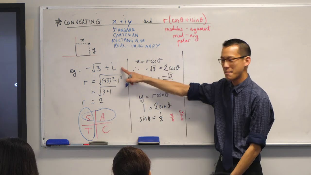 Introducing Polar Form (3 of 3: Example conversion) - YouTube
