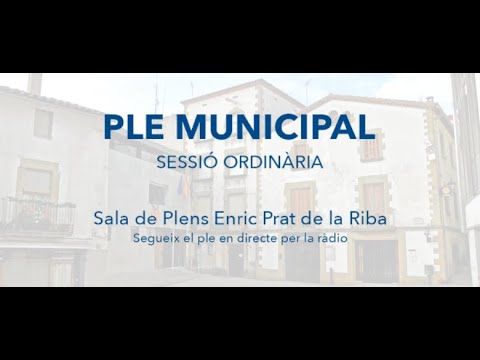 Ple municipal ordinari 26-03-24 - YouTube