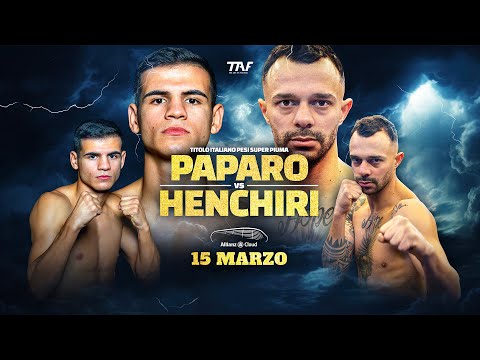 TAF - The Art of Fighting 8 | Francesco Paparo vs Nicola Henchiri