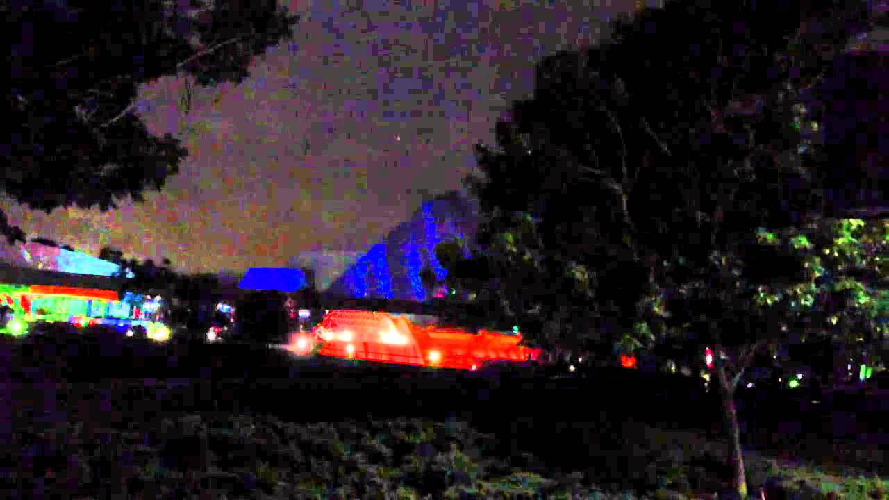 Thunder storm at Disney Epcot - YouTube