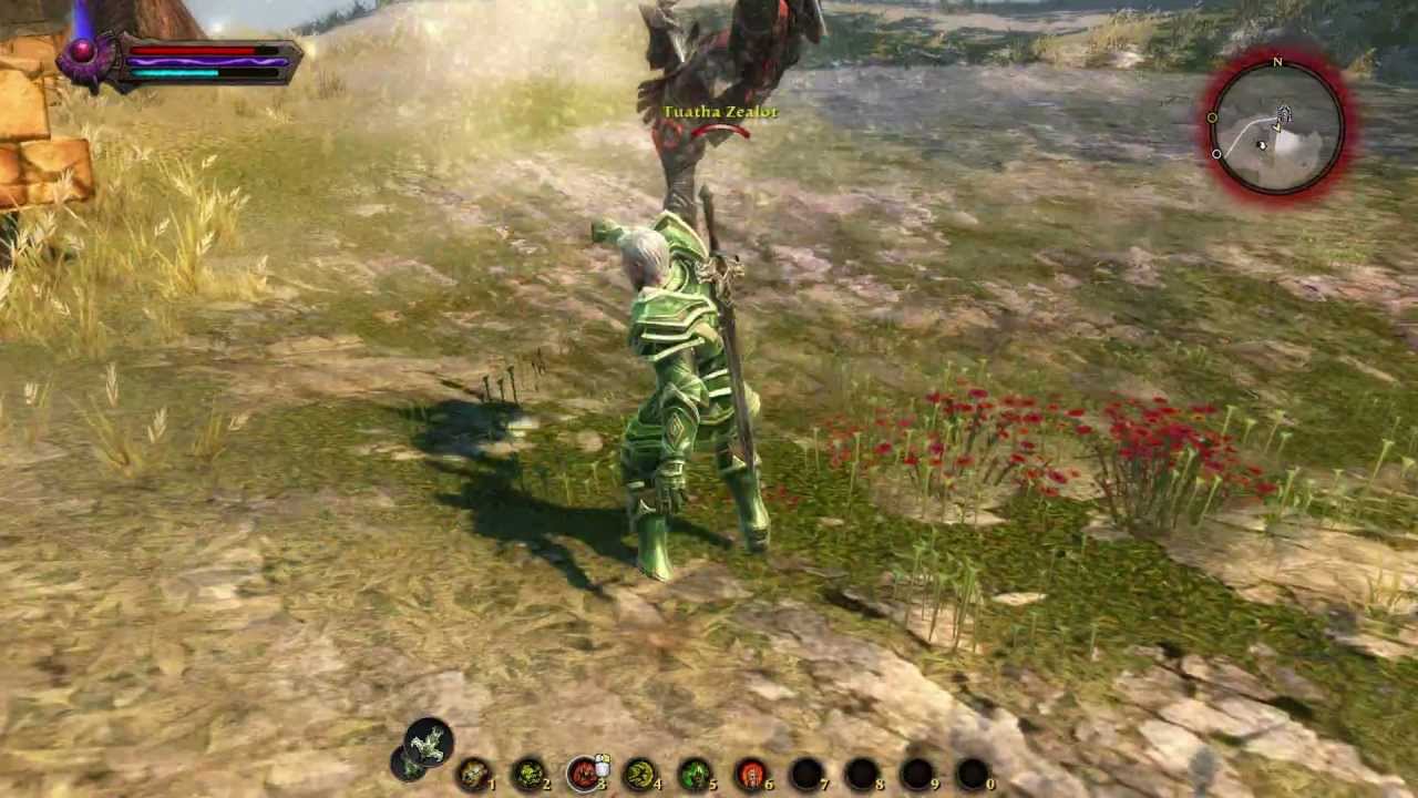 Kingdoms of Amalur: Reckoning Combo #4 - Swords - YouTube