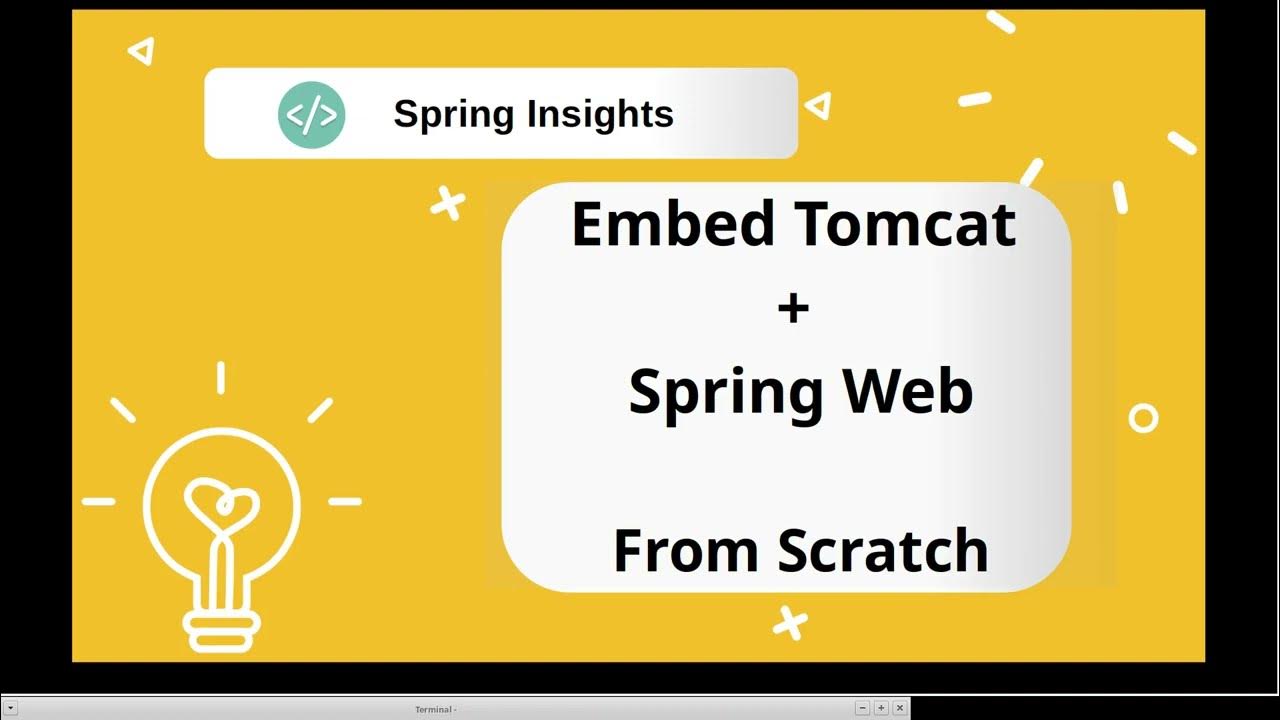 Running embedded Tomcat and Spring Framework from scratch [devtips labs - Spring Insights] - YouTube