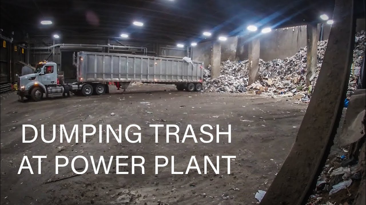 Trash piling up unloading 22 tons of trash at the power plant - WALL ...