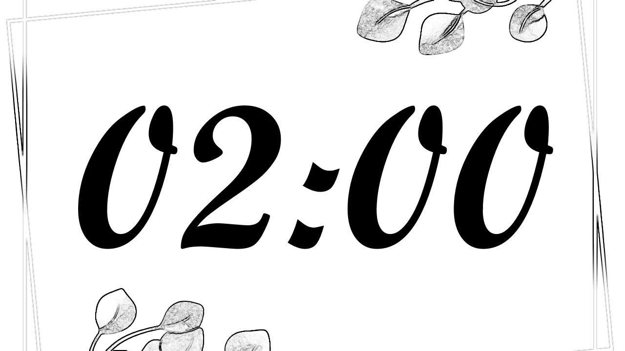 2 Minute Timer | 120 Second Timer | 2 Minute Countdown with Music - YouTube