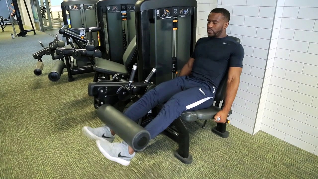 How To Do Leg Extension | Exercise Demo - YouTube