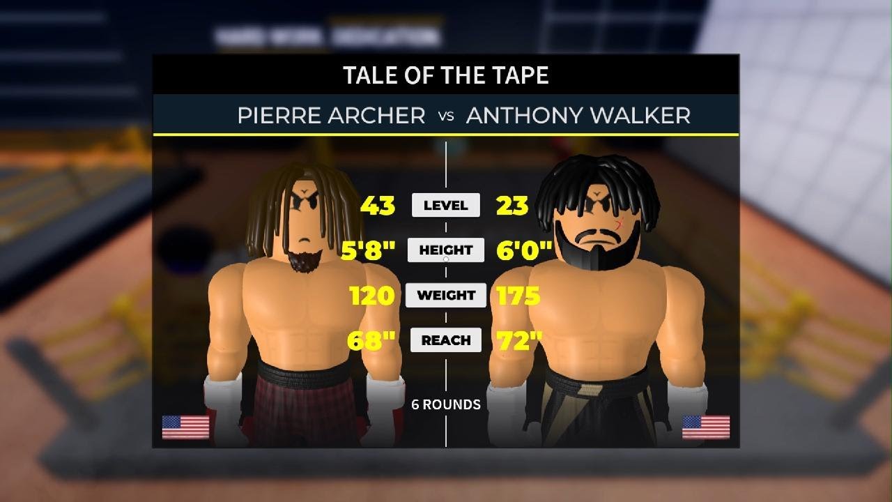 Roblox Prizefighter Boxing - Pillow Hands Pierre Archer gets Beat and ...