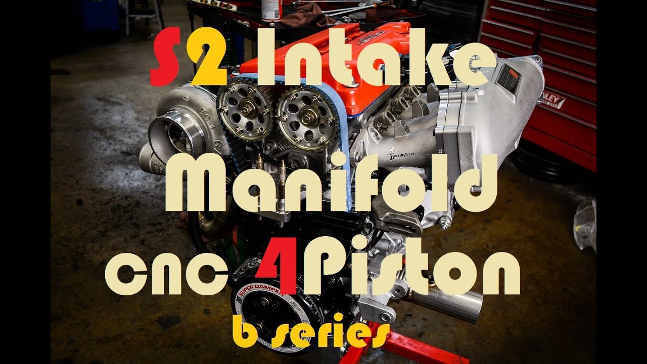 Skunk2 ultra race intake manifold CNC by 4 Piston Racing - YouTube