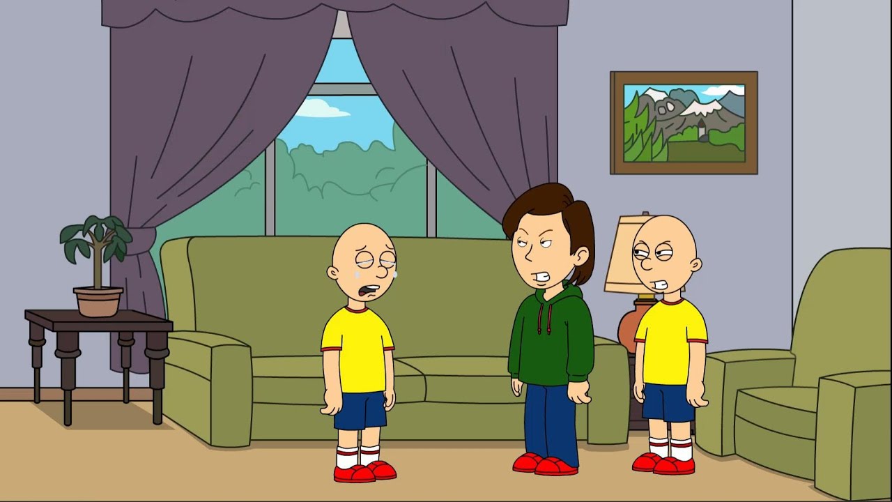 Classic Caillou swaps voices with Modern Caillou and gets grounded ...