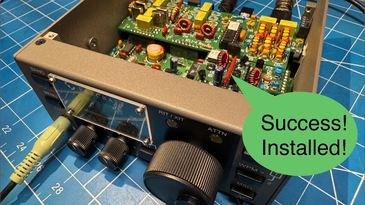 Jeff’s Elecraft K1 KNB1: Built and Installed! - YouTube