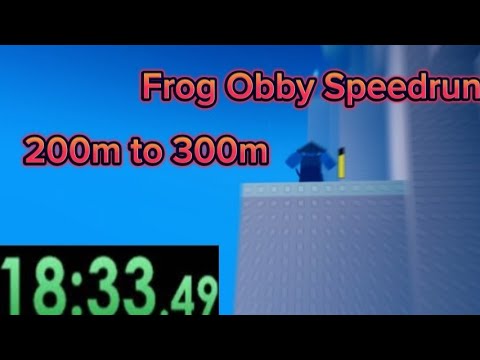 Roblox Frog Obby | 200m to 300m SPEEDRUN - YouTube