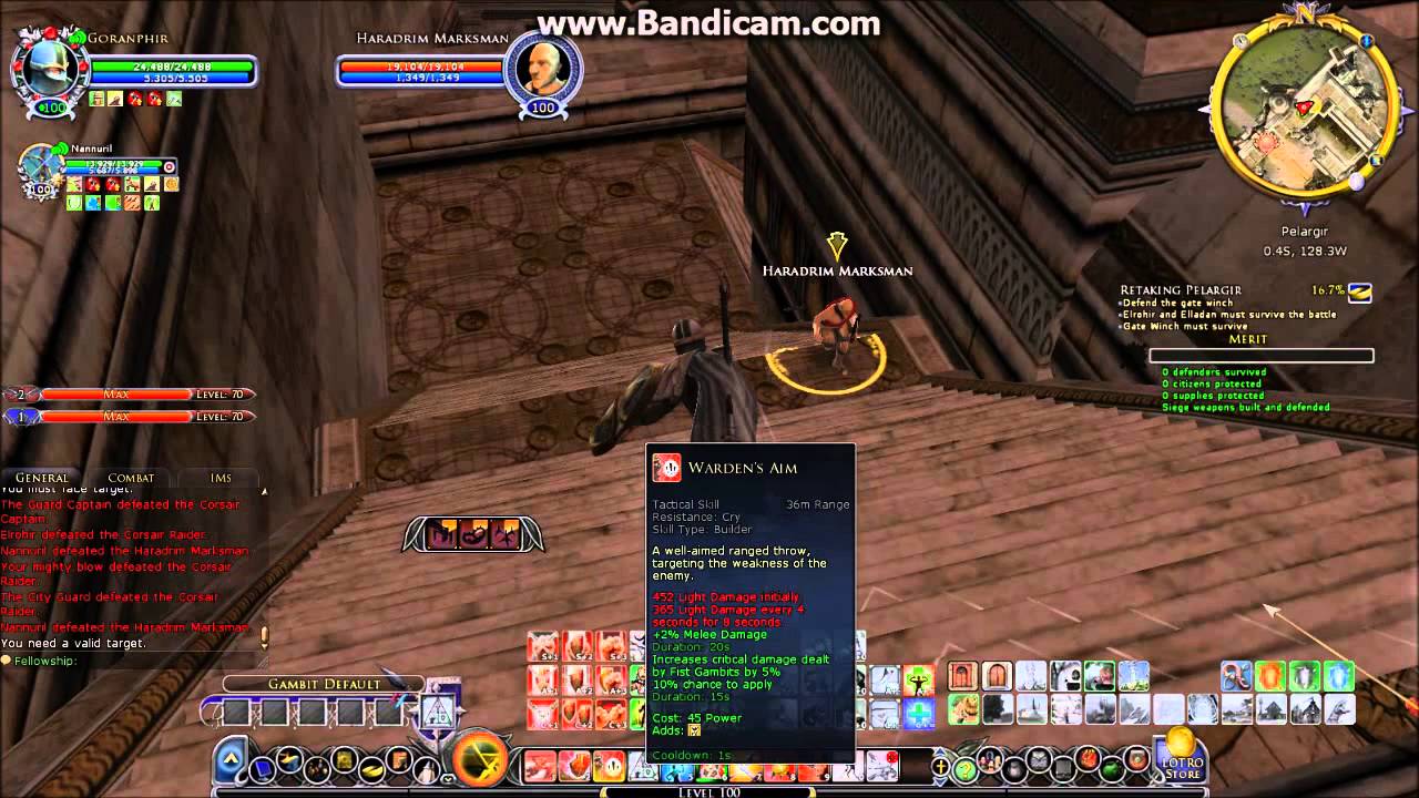 lotro big battle pelargir duo 1 - YouTube