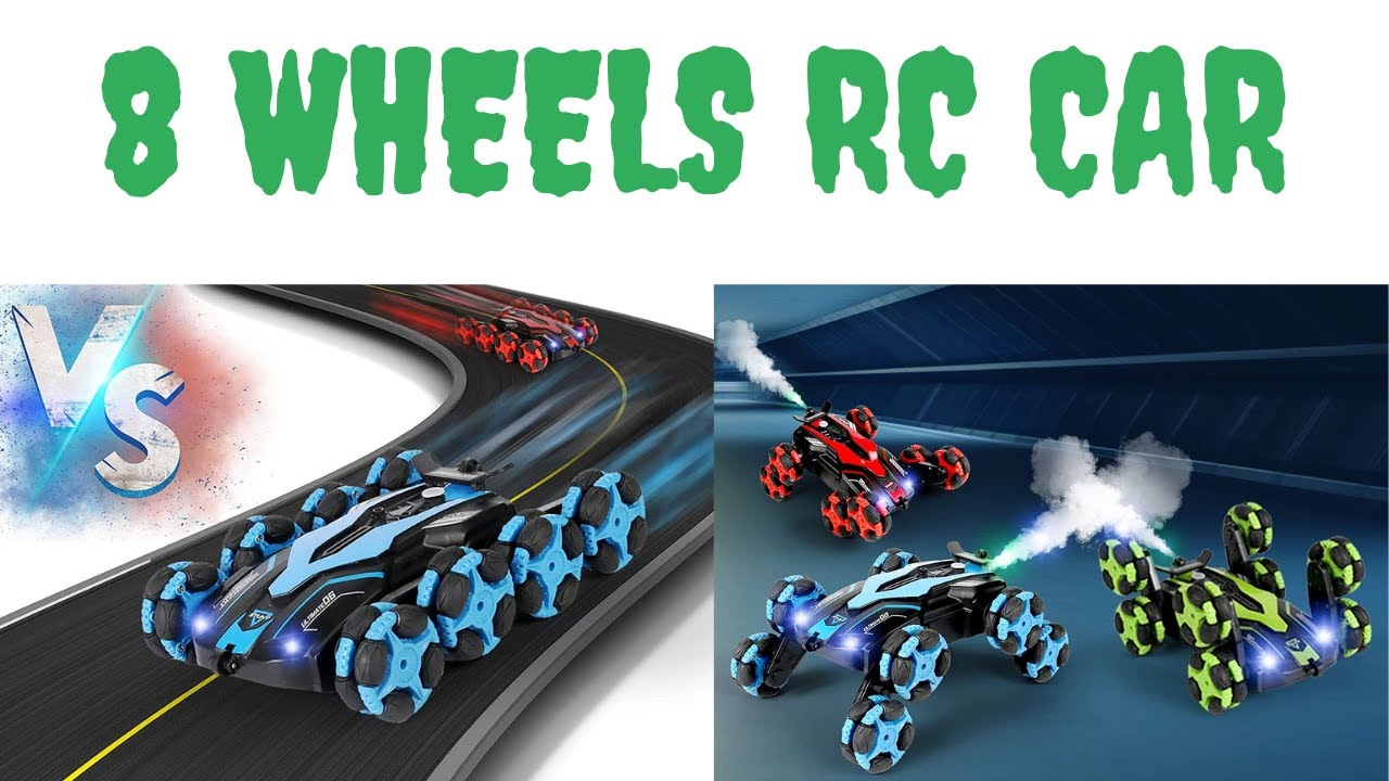 Turbo Twister 8-Wheel Rotating RC Car - chatpat toy tv rock crawler ...