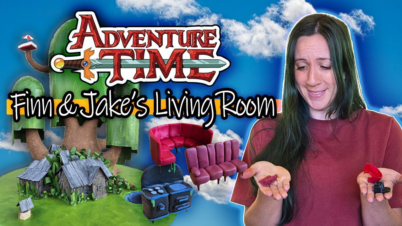 Finn & Jakes Living Room! Mini DIY Part 2 | Adventure Time Builds - YouTube
