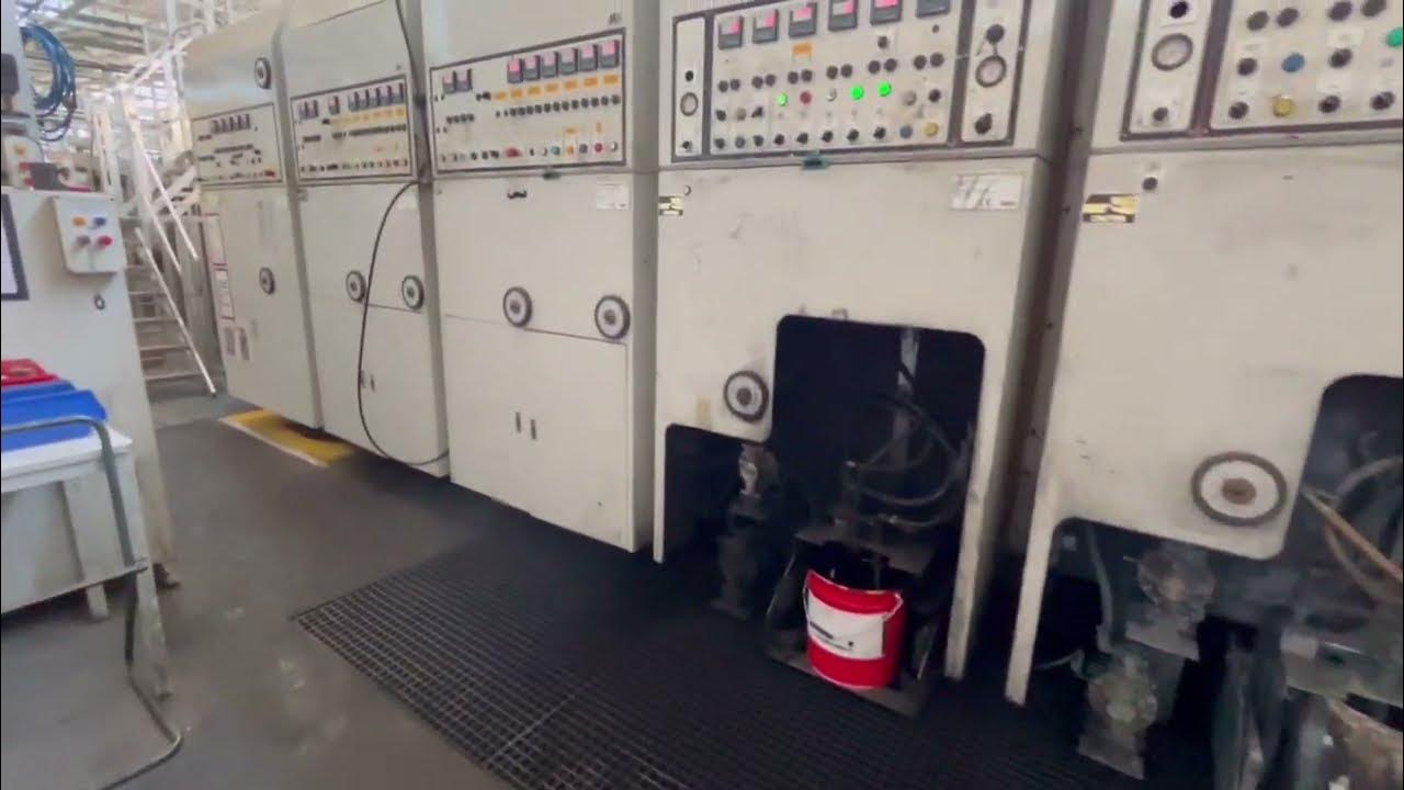 5500 mm TCY Jumbo Printer Slotter RDC, Year 2002 - YouTube