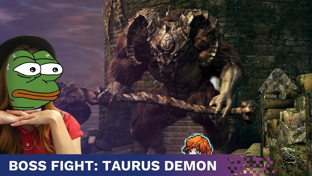 Dark Souls Remastered: Taurus Demon Boss Fight - YouTube