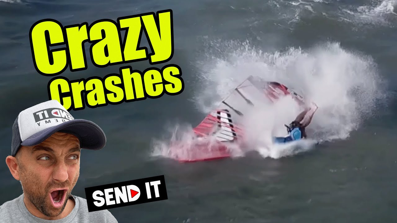 Crazy Windsurfing CRASH Montage - YouTube