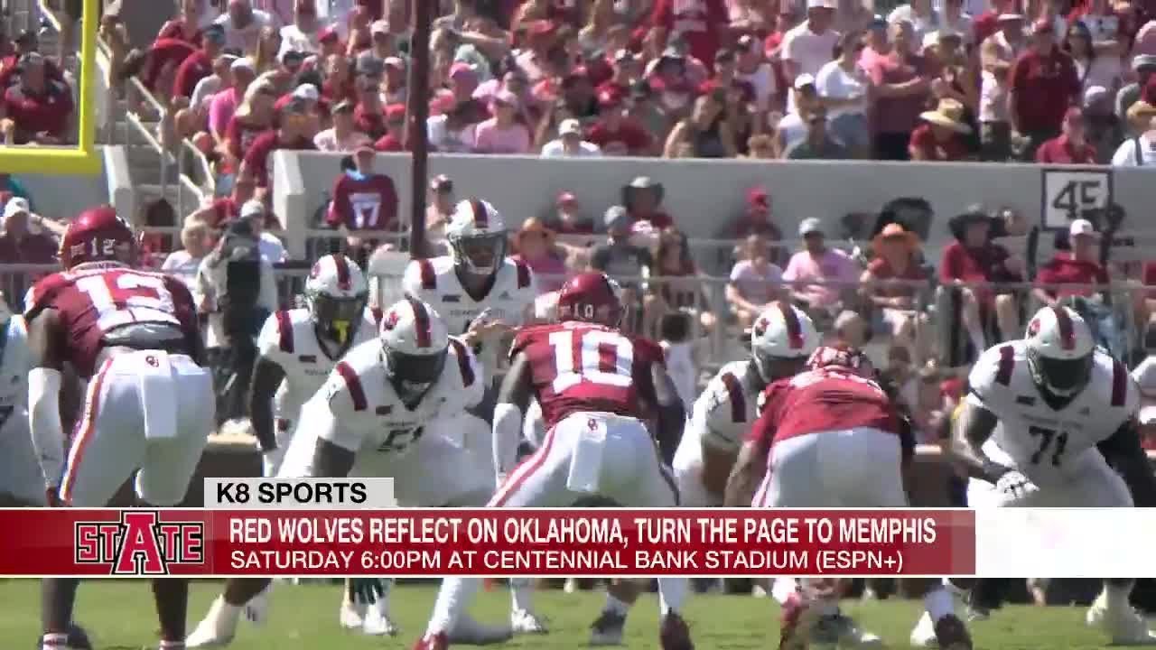 Red Wolves football reflect on Oklahoma loss, turn the page to Memphis ...